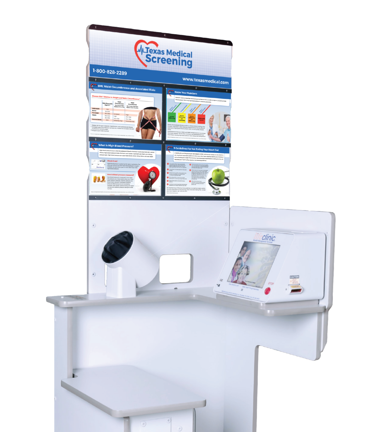 Blood Pressure Kiosks & Check-in Kiosks - Texas Medical Screening